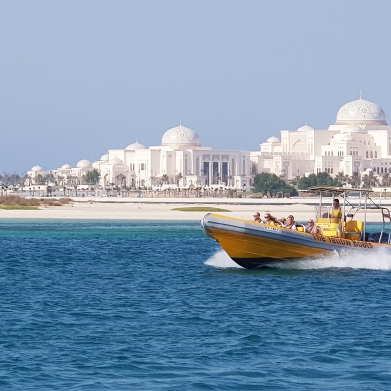 Yellow Boat Tours Abu Dhabi - Speedboat Sightseeing Trip