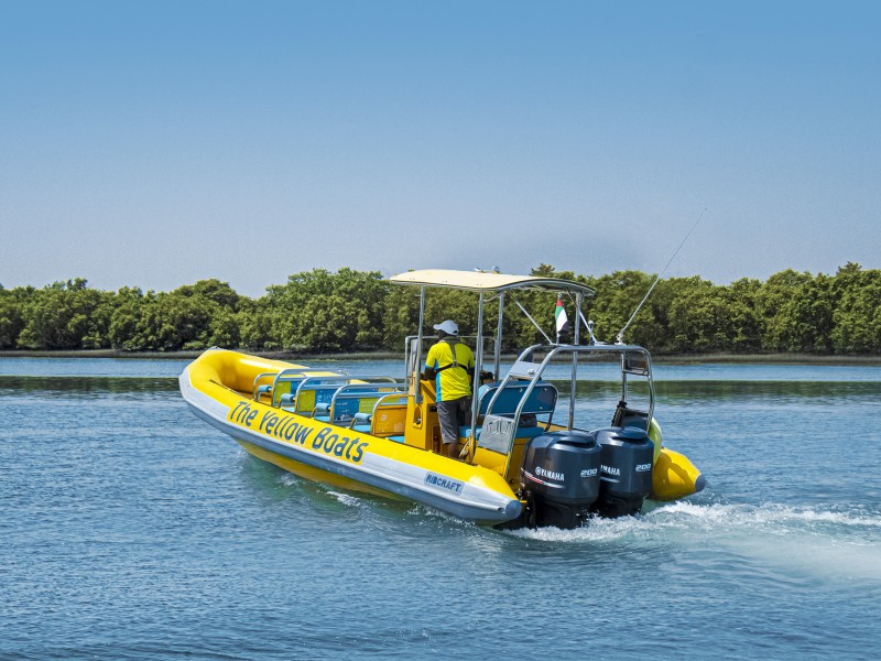 Yellow Boat Tours Abu Dhabi - Speedboat Sightseeing Trip